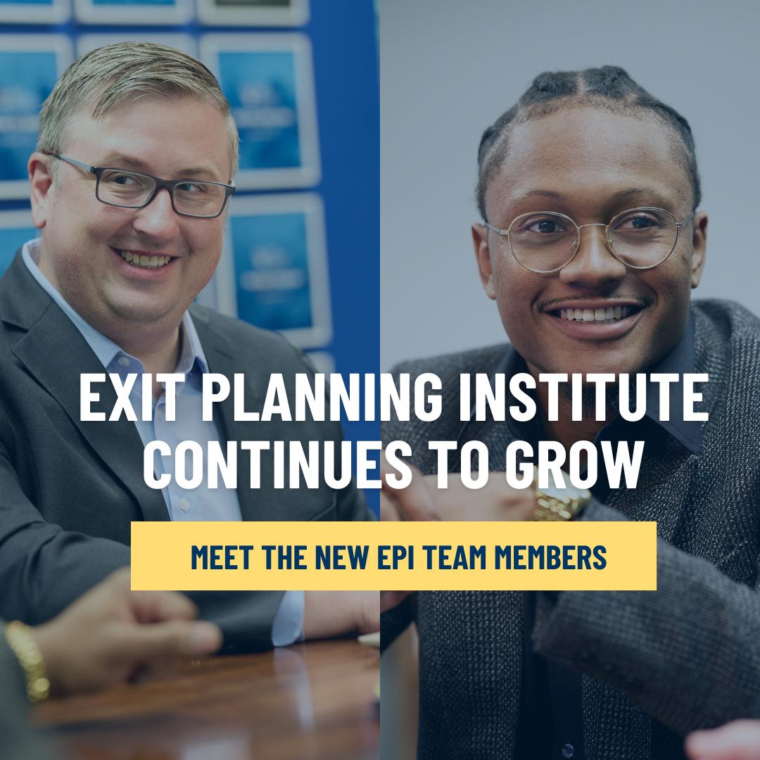 2 New Team Members Join Exit Planning Institute!
